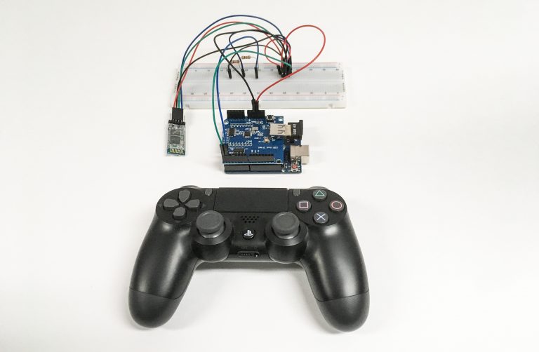 Contrôle d’une voiturette avec la manette PS4 – EspaceRM